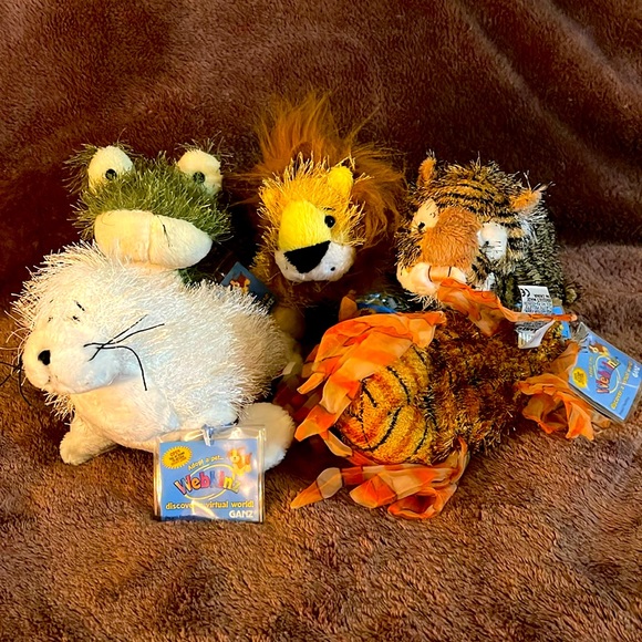 Toys | Webkinz Bundle Of 5 New With Unused Code Tags Collectors | Poshmark